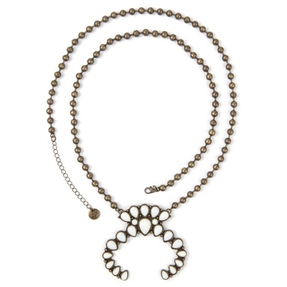 Plunder | Jewelry | Plunder Luanna Antique Brown Necklace New | Poshmark